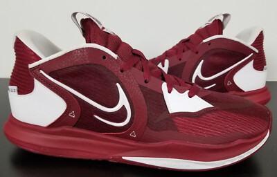 NIKE KYRIE 5 LOW TB TEAM RED WHITE BASKETBALL SHOES NEW DX6651-601 ...