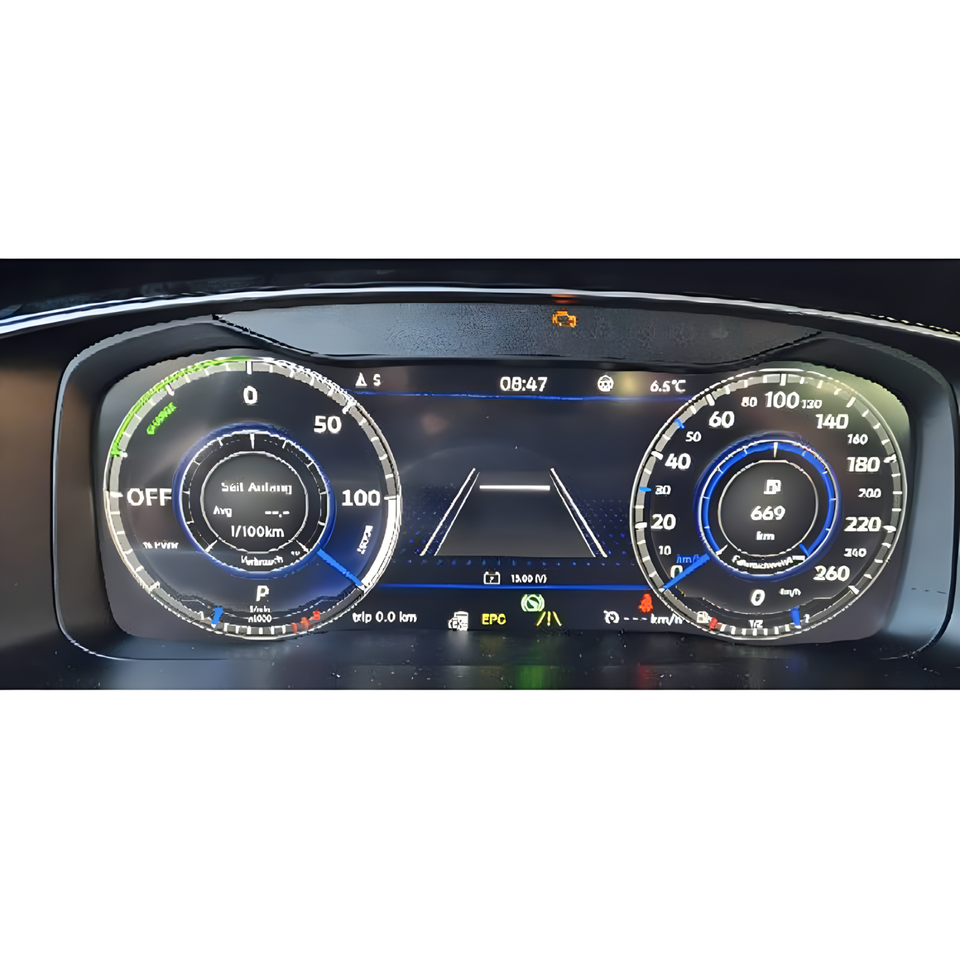 2012-2019 VW Golf 7 MK7 12.3'' Digital Instrument Cluster LCD Dashboard ...