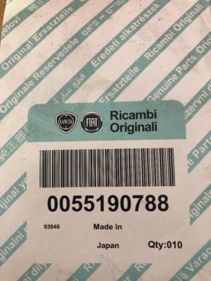 Genuine Fiat 500 Panda 1.2 8V Spark plug X1 55190788 | eBay UK
