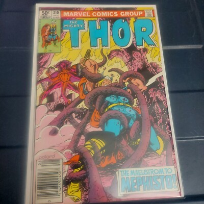 Thor #310 VF/VF+ The Maelstrom to Mephisto. Marvel Comics 1981 POLLARD ...