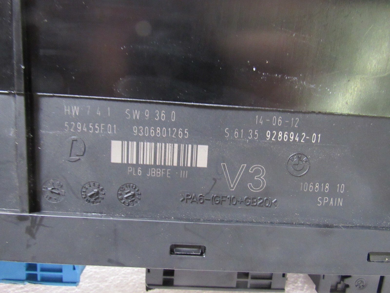 2013-2016 BMW F10 M5 JUNCTION BOX FOR ELECTRONICS 3 V3 JBE MODULE OEM ...