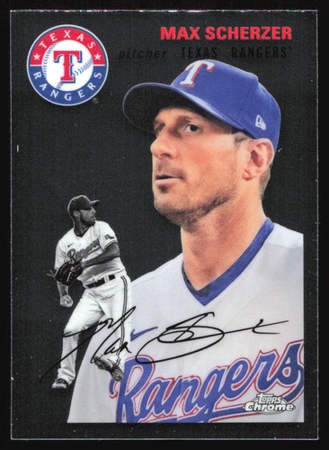 2023 Topps Chrome Platinum Annniversary Max Scherzer #226 Texas Rangers ...