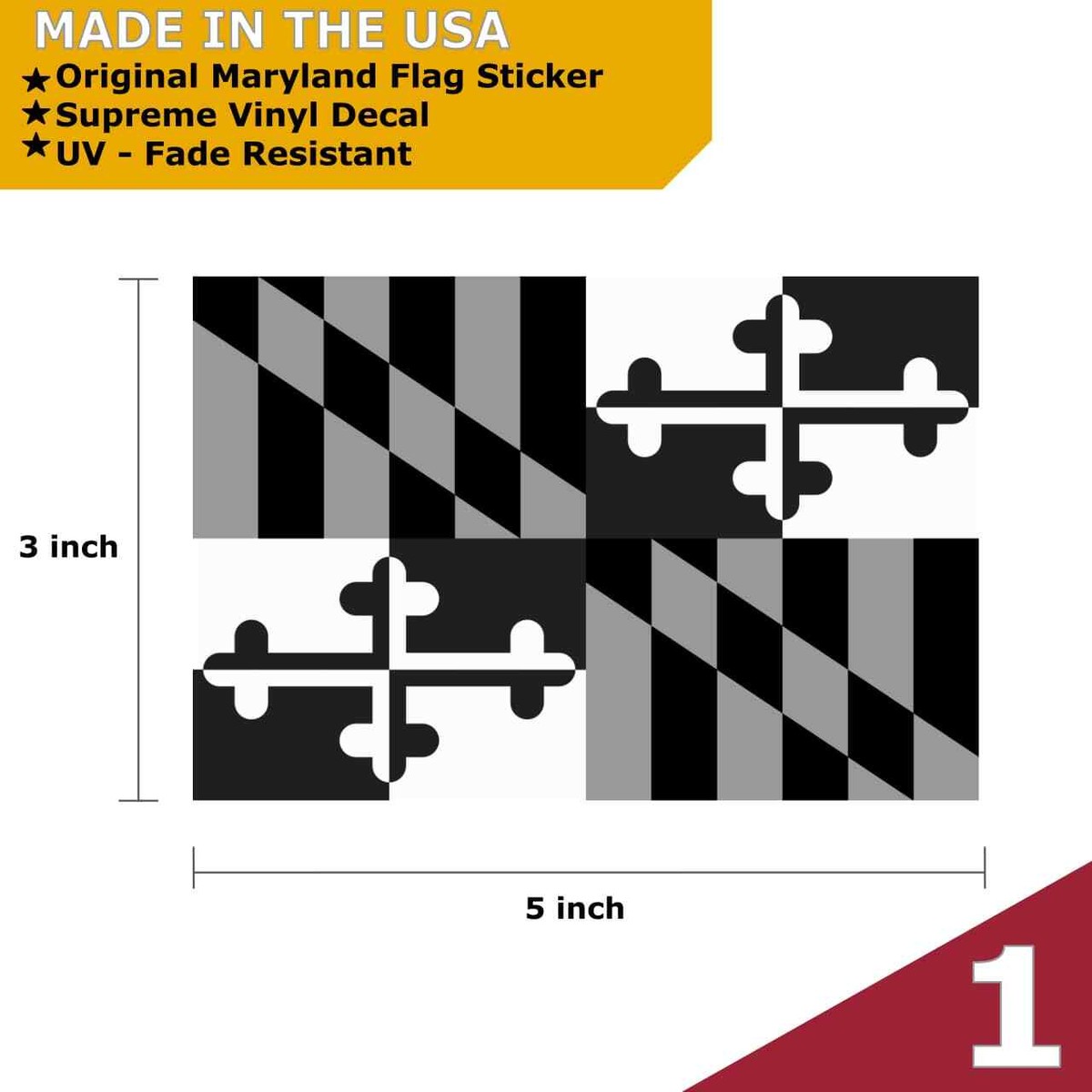 Maryland Flag American Flag Black White Amazon.com : Maryland NAUTICAL
