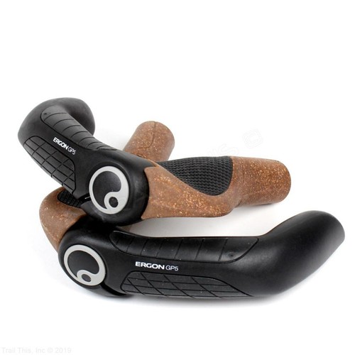Ergon GP5-S Small BioKork Ergo 5-Finger Bike Grips Bar Ends MTB / Hybrid | eBay