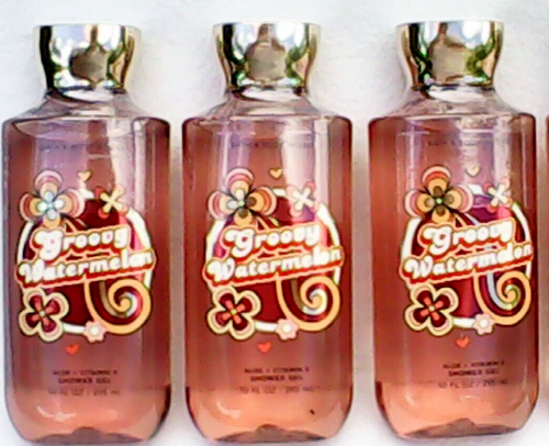 3 Bath & Body Works Groovy Watermelon Fragrance Shower Gel Body Wash ...