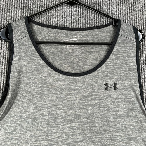 Under Armour Mens Tank Top Shirt Large Gray Sleeveless Activewear ...