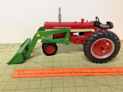 Custom 1/16 scale Farmall 460 tractor with a John deere 48 loader | eBay