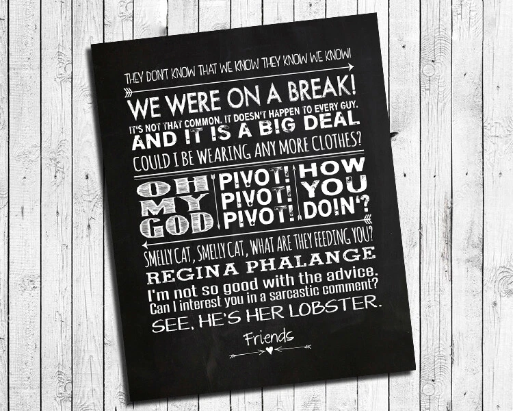 Friends Tv Show Quotes Ross