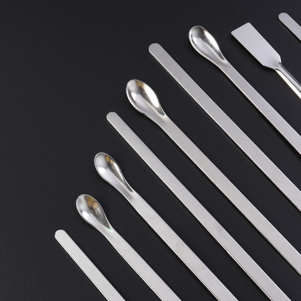 9 in Thickened Lab Spatula Spoons Stainless Steels Laboratory | eBay