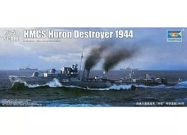 1/350 Canadian Navy HMCS Huron 1944 Destroyer Ship Plastic Model Kit | eBay