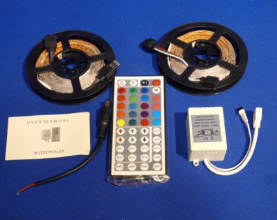 RGB Control Box with Remote Controller and LED Strip Lights | eBay