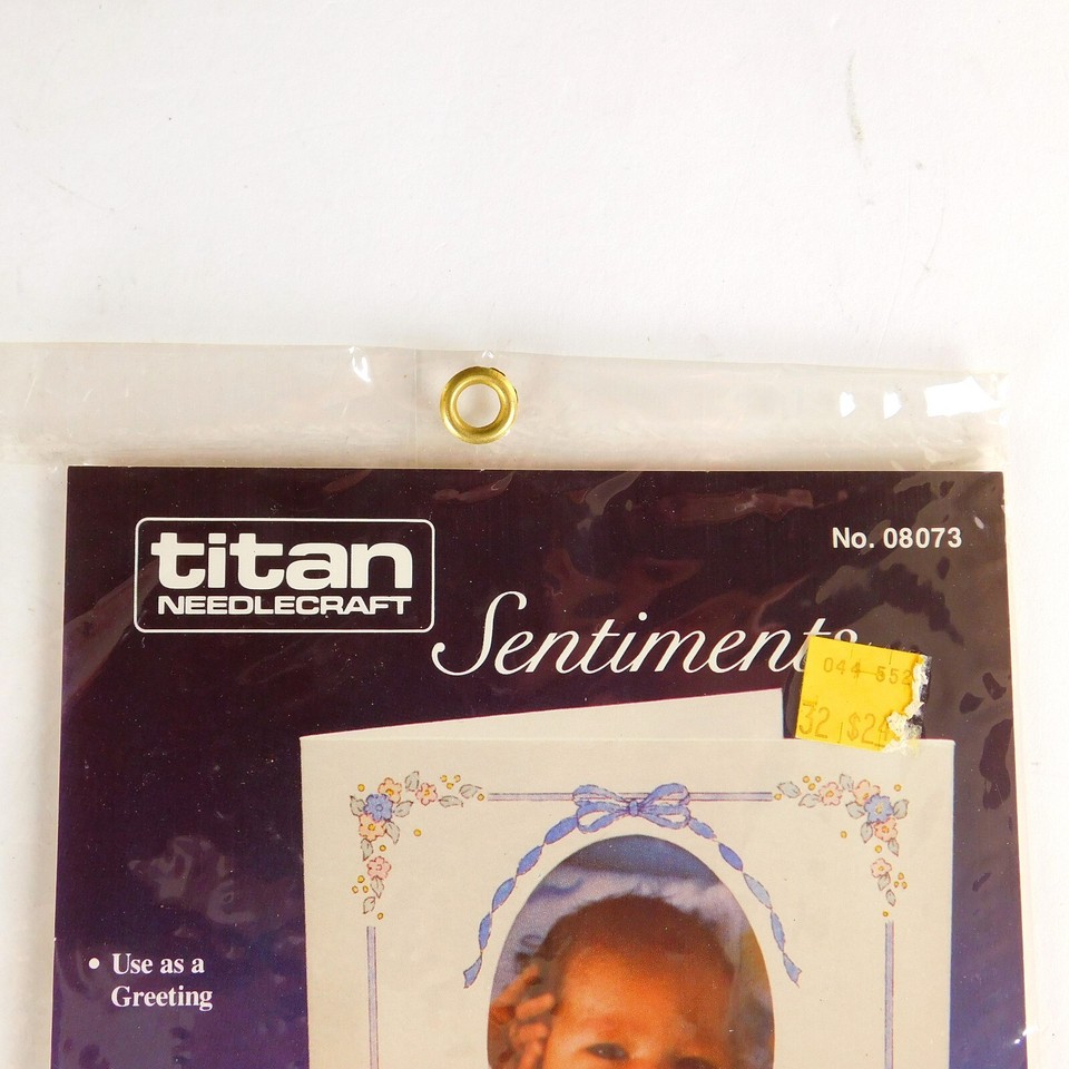 Titan Needlecraft Sentiments Counted XStitch Kit 08073 Greeting | eBay