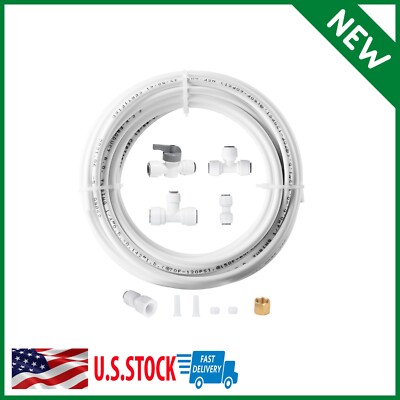 Ice Maker Water Line Kit Food Grade Refrigerator Fridge Water Tubing ...