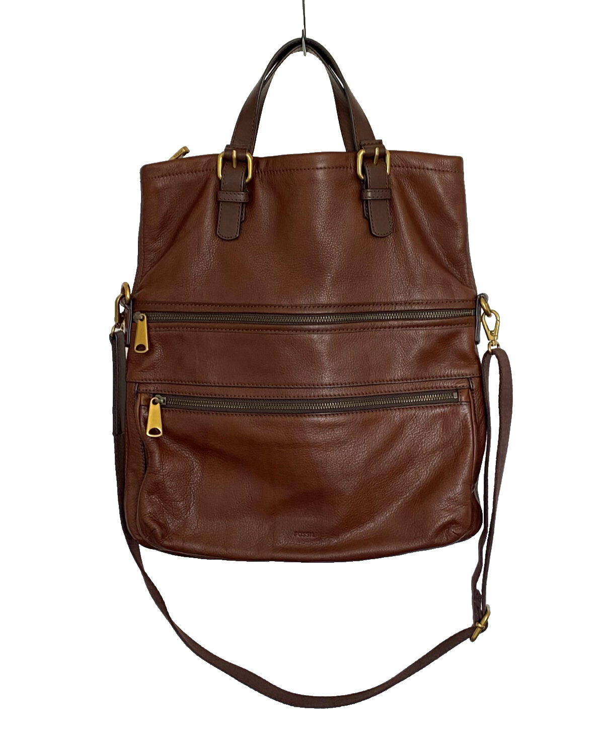 FOSSIL Explorer Foldover Women's Leather Handbag Crossbody Messenger ...