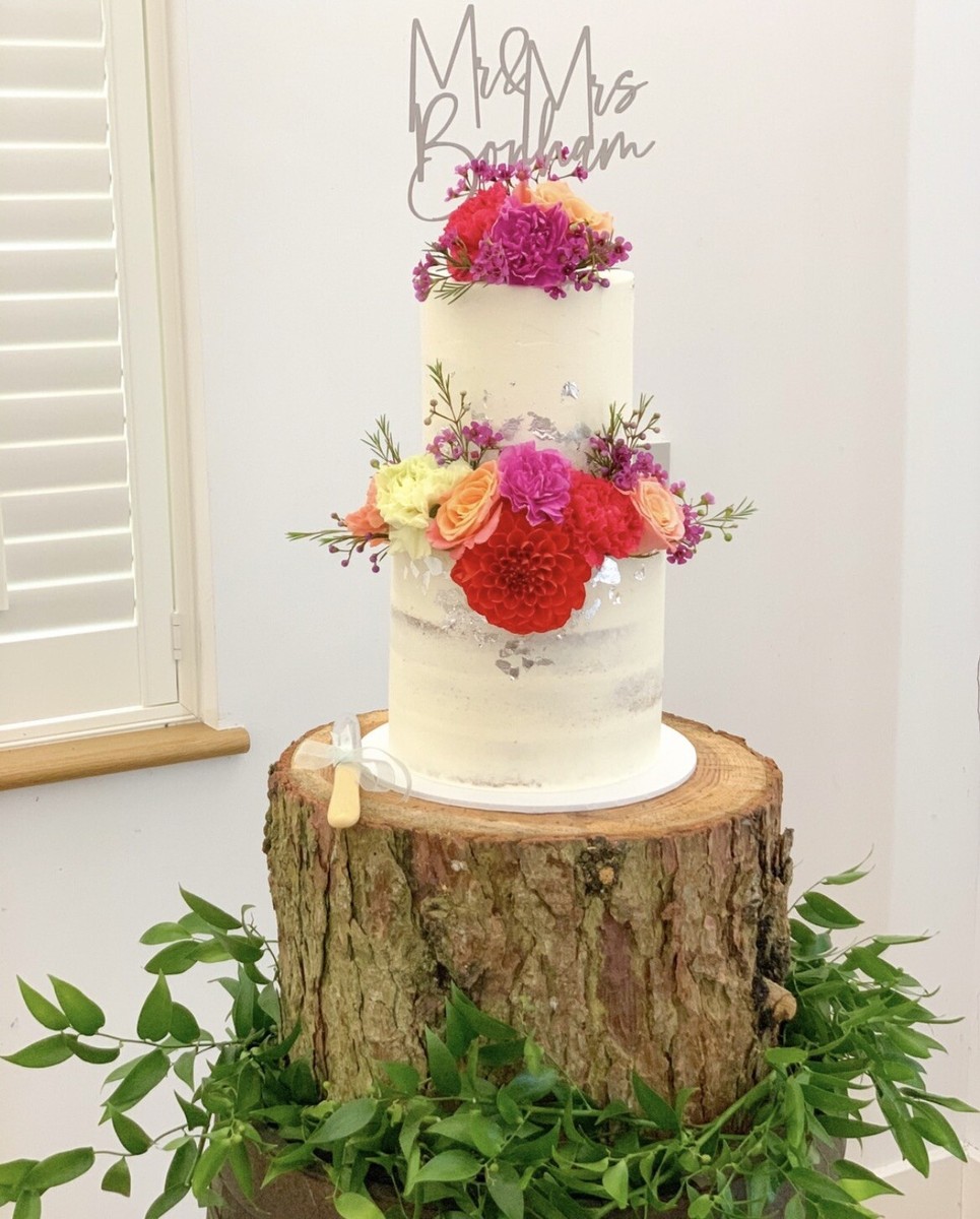 Tree Bark Wedding Cakes