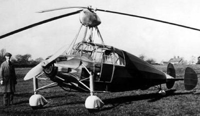 C-29 Cierva British Autogyro Helicopter Desktop Wood Model Regular Free ...