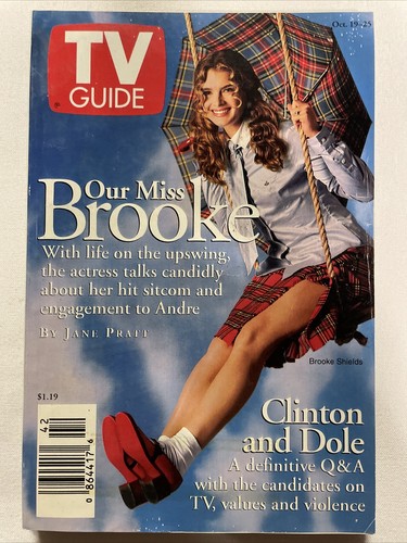 1996 October 19, TV Guide Magazine, Andre Agasi(MH793) | eBay