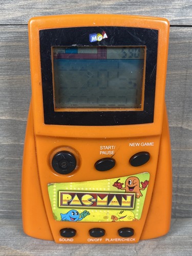 2001 MGA ENTERTAINMENT PAC-MAN ORANGE HANDHELD ELECTRONIC GAME COLOR ...