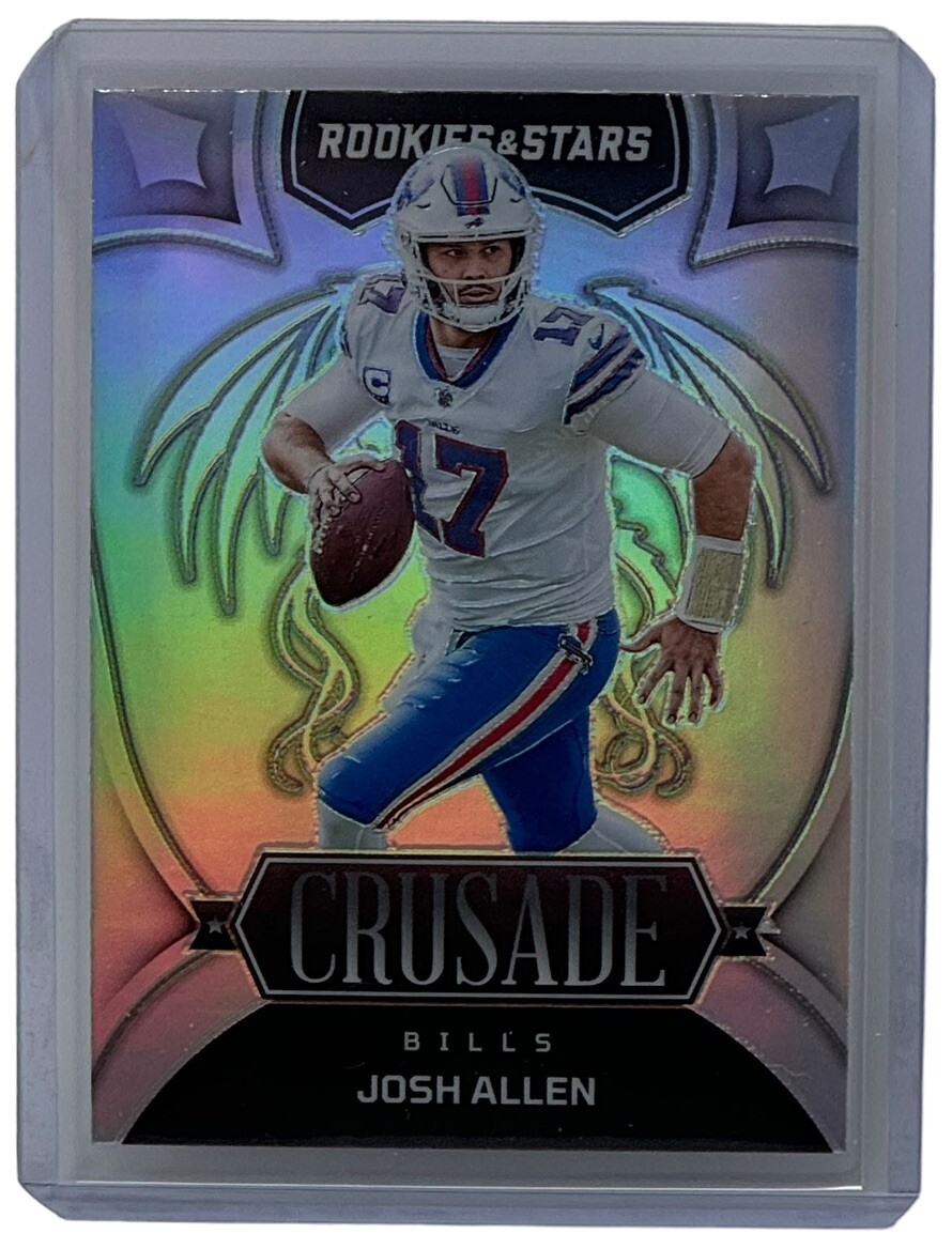 Josh Allen 2022 Panini Rookies & Stars Crusade Silver Prizm Card Bills ...