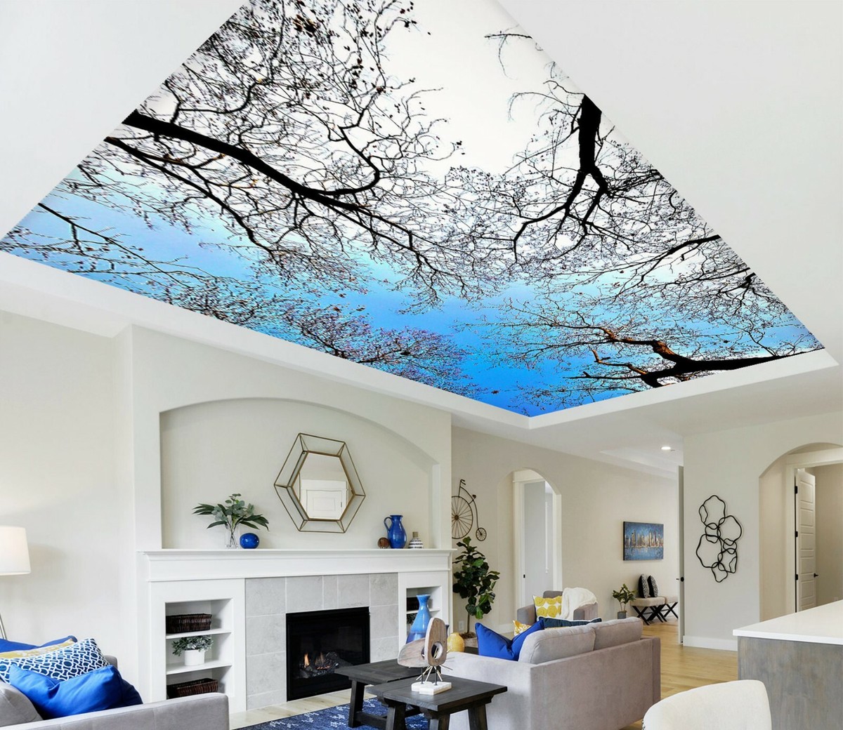 Wallpaper 3d Ceiling Murals