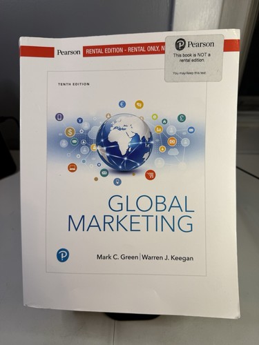 Global Marketing TENTH EDITION RENTAL COPY Paperback - GOOD Condition ...