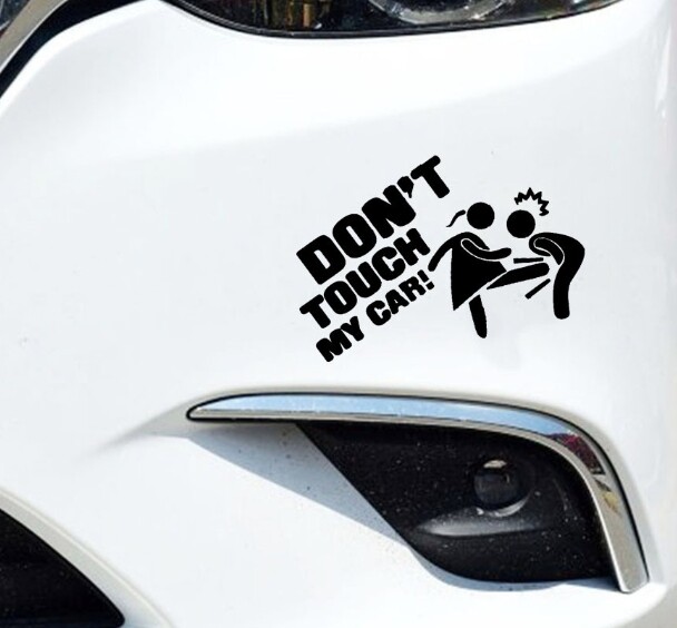 Black Car Side Body Rear Bumper Decal Sticker Universal Vinyl Racing D ...