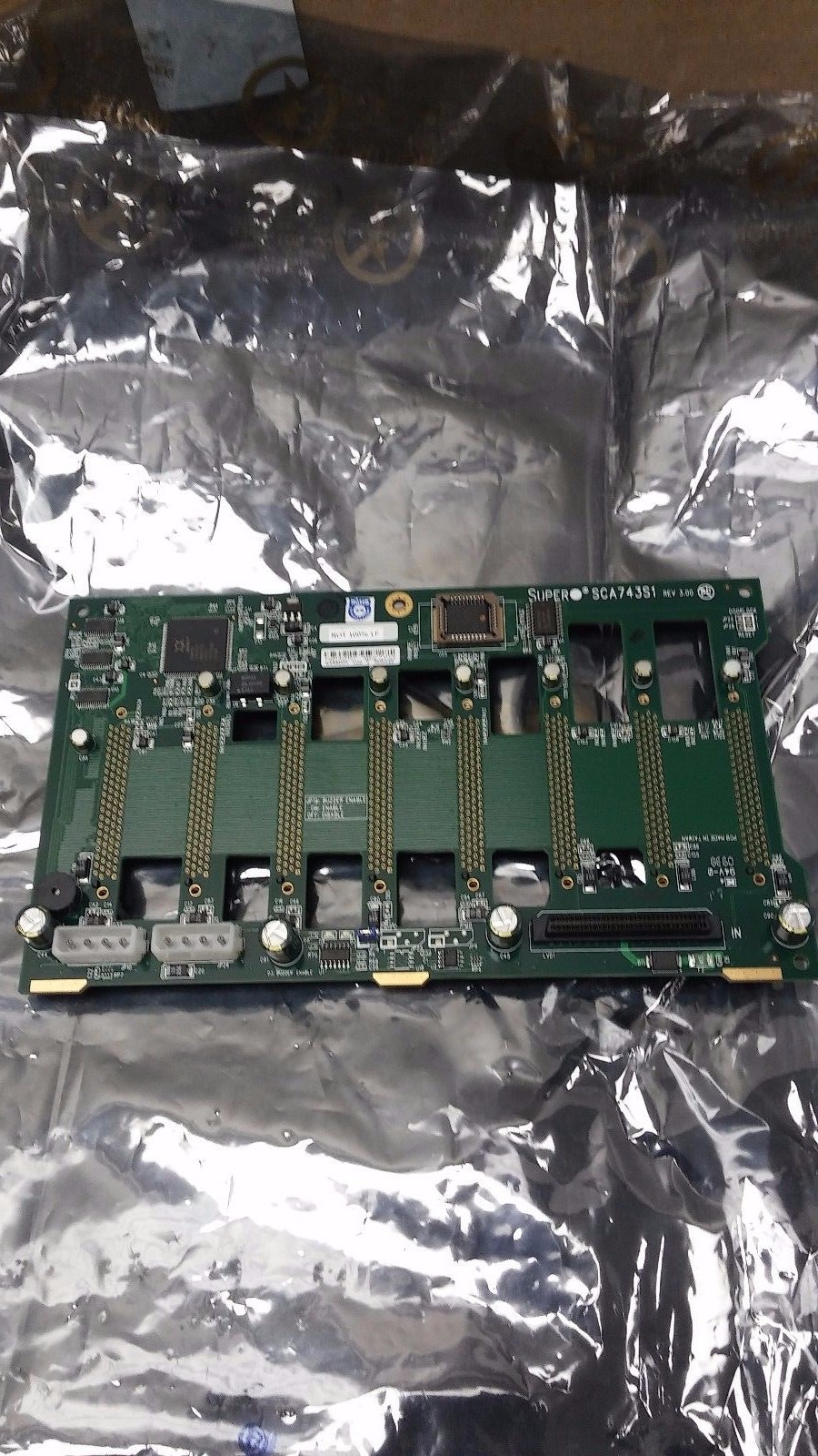 SUPERMICRO SCA743S1 80 Pin 8 Slots SCSI Back Panel Board | eBay
