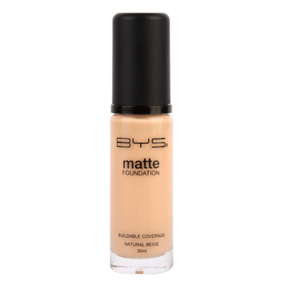 BYS 30ml Liquid Matte Foundation Natural Beige Beauty Face Makeup Full ...