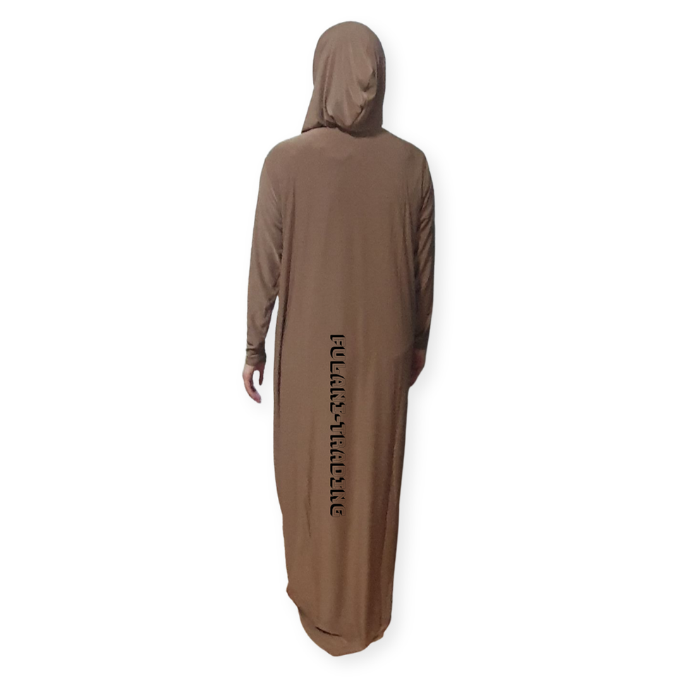 One Piece Muslim Women Prayer Dress Islamic Hijab Abaya Khimar Jilbab ...