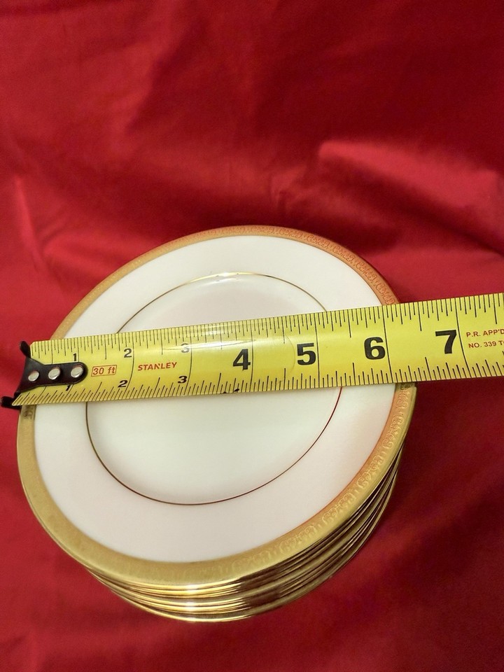 6 Small Plates - charter club grand buffet gold | eBay