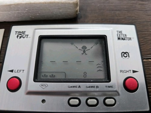 Mego Time Out The Exterminator Nintendo Game & Watch - Working W/ Inst ...