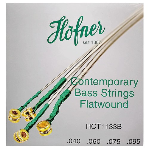 Hofner Contemporary Bass Strings Flatwound Violin Bass Strings ...