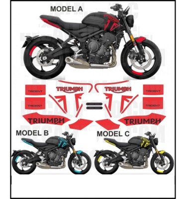 Stickers Trident 660 Sign Black Set Compatible | eBay