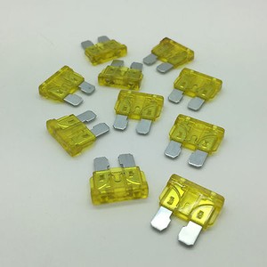20A Standard Car Auto Blade Fuse 20 Amp Yellow ATO - Pack of 10 | eBay