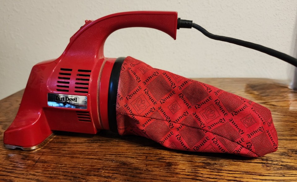 Vintage Dirt Devil Hand Vac Vacuum Model 103 RED with Original Box ...