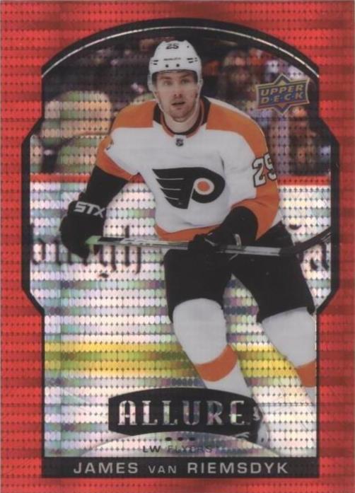 2020-21 Upper Deck Allure - James van Riemsdyk #17 Red Rainbow for sale ...