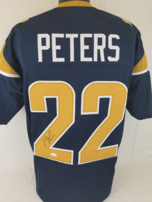 Marcus Peters Signed Los Angeles Rams Jersey (JSA) | eBay