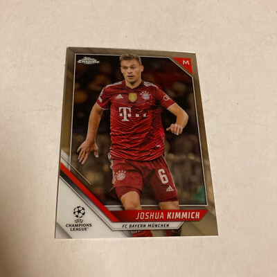 2021-22 Topps chrome UEFA champions league base card #84 Joshua Kimmich ...