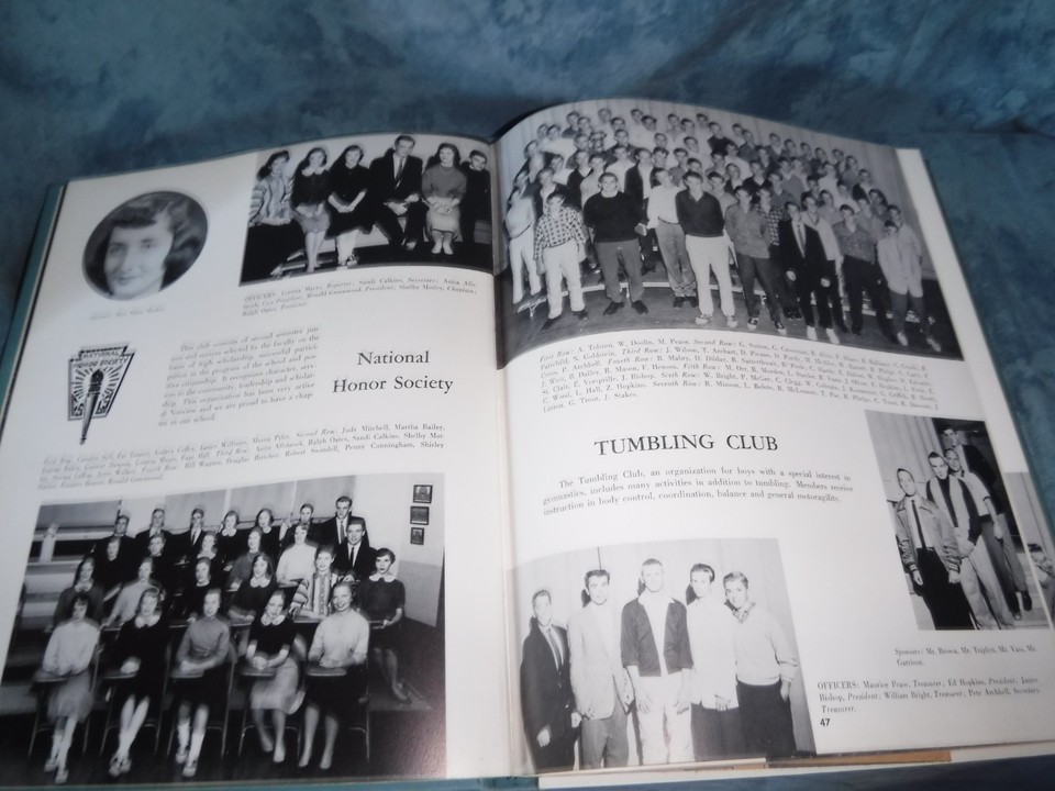 Norview High School Yearbook 1958 Pilot Norfolk Virginia | eBay