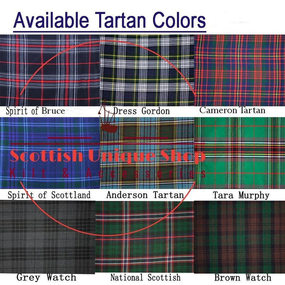 Traditional Highland Great Kilt Scottish 4 Yards Great Kilts in 40 ...