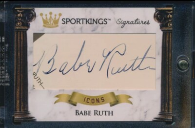 2022 Sportkings Babe Ruth Cut Auto | eBay