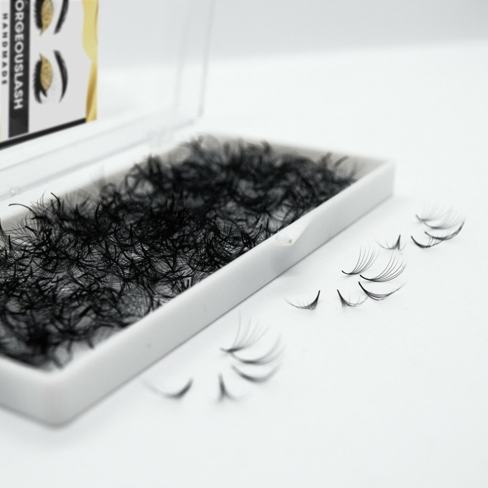 6D Lashes, 1000 fans premade volume eyelash extensions, ready to ship ...