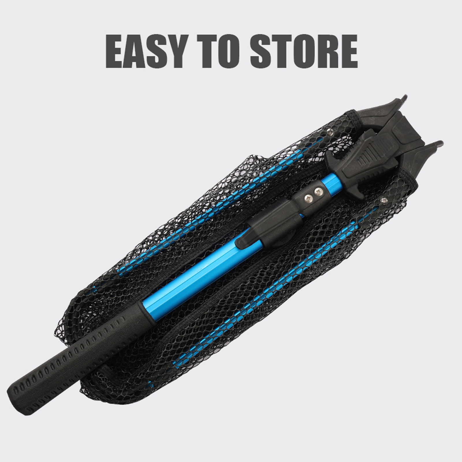 Retractable Hand Net Anti-slip Angling Freshwater Fishing Landing Net ...