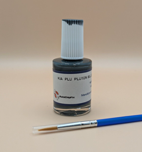 For KIA Code PLU PLUTON BLUE Touch Up Paint + Free Fine Tipped Brush ...