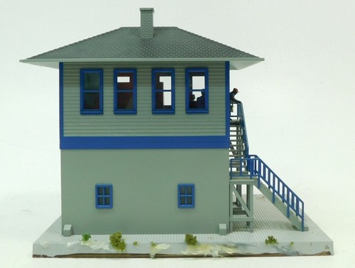 Used MTH Railking 30-9011 Switch Tower Grey w/ Blue Trim (No Box) | eBay