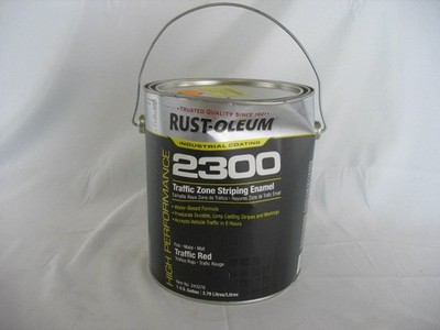 Rust-oleum 2300 Traffic Striping Paint, Traffic Red, 1 Gallon, 243276 ...