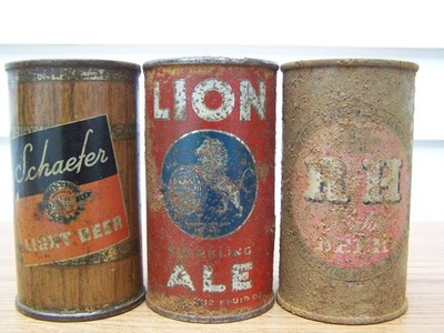 Schaefer Light Beer, Lion Ale, and R&H Flat Top Beer Cans - New York | eBay