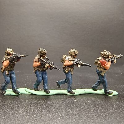 1/72 Modern Soldier Special Forces Commando 4 Soldiers Painted Model | eBay