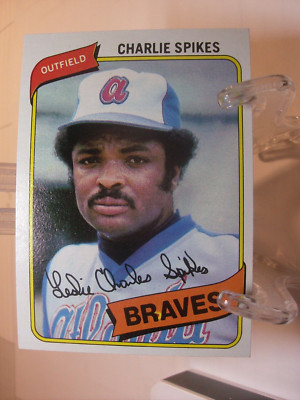 1980 Topps Baseball Card #294 - Charlie Spikes - Atlanta Braves (95151 ...