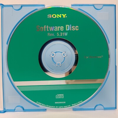 Sony Software Disc Rev. 5.31W for Windows 2004 CD - 6892060226 VERY ...